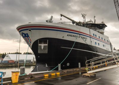 Newbuild factory trawler Araho en route to Alaska | National Fisherman