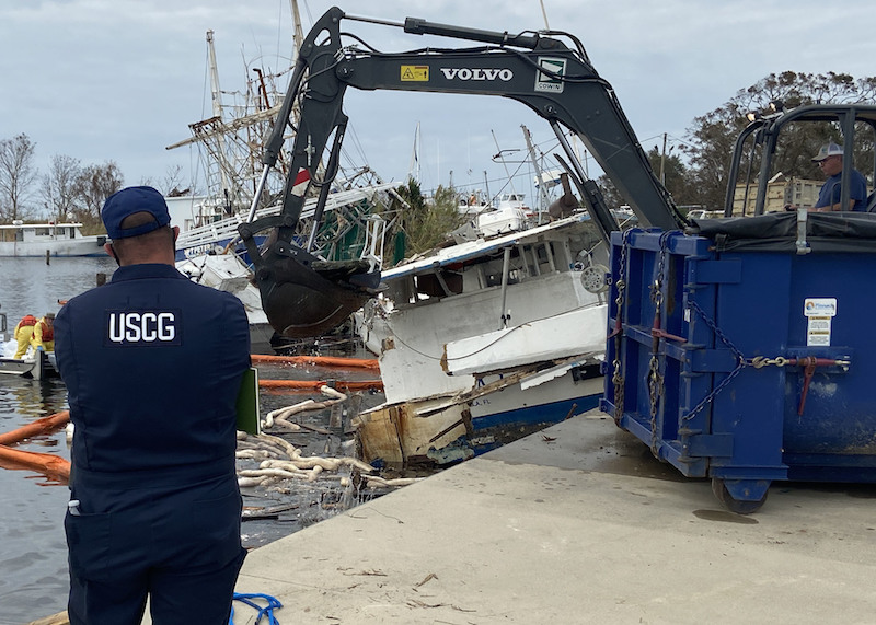 Coast Guard Focus After Hurricane Sally Shifts To Pollution Cleanup